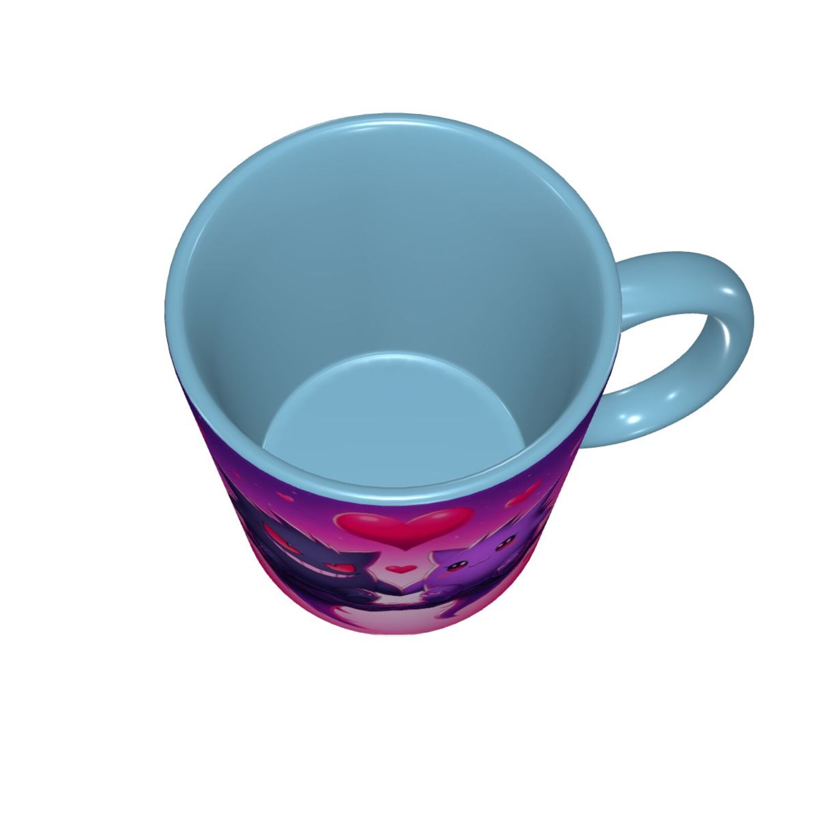 Gengar Ceramic Coffee Mug -Double-Sided Print Ceramic Coffee Cups ...