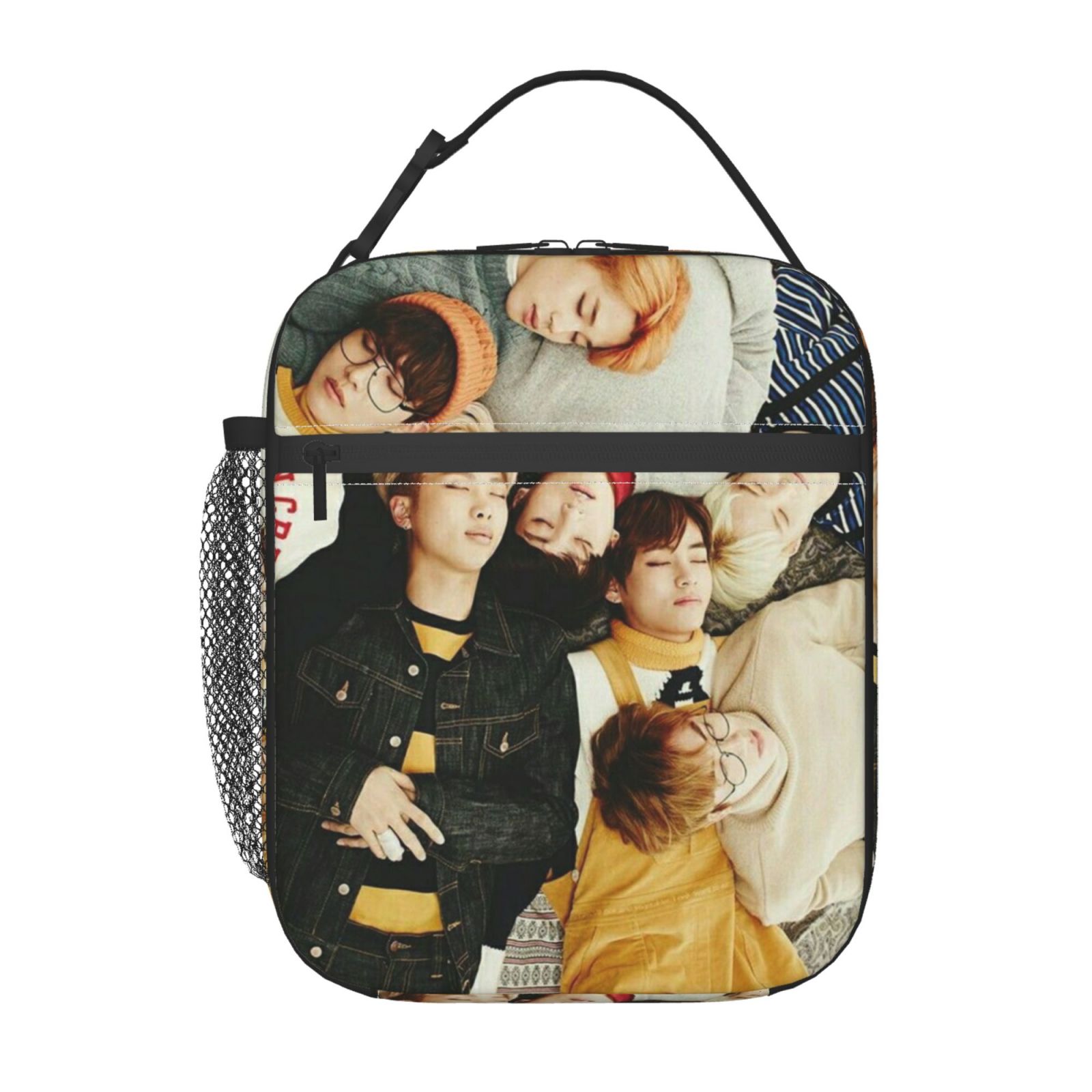 BTS Lunch Bag BTS Merch Portable Lunch Box Bento Box for Work Office ...