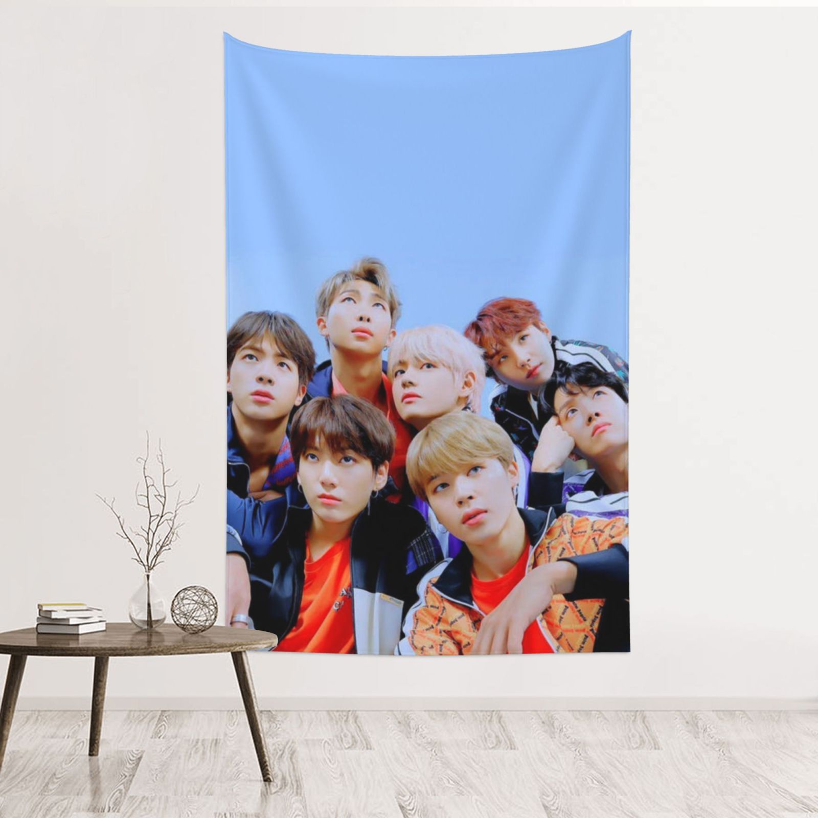 BTS Tapestry Wall Decor Korean Band Poster Party Banner BTS Merchandise ...