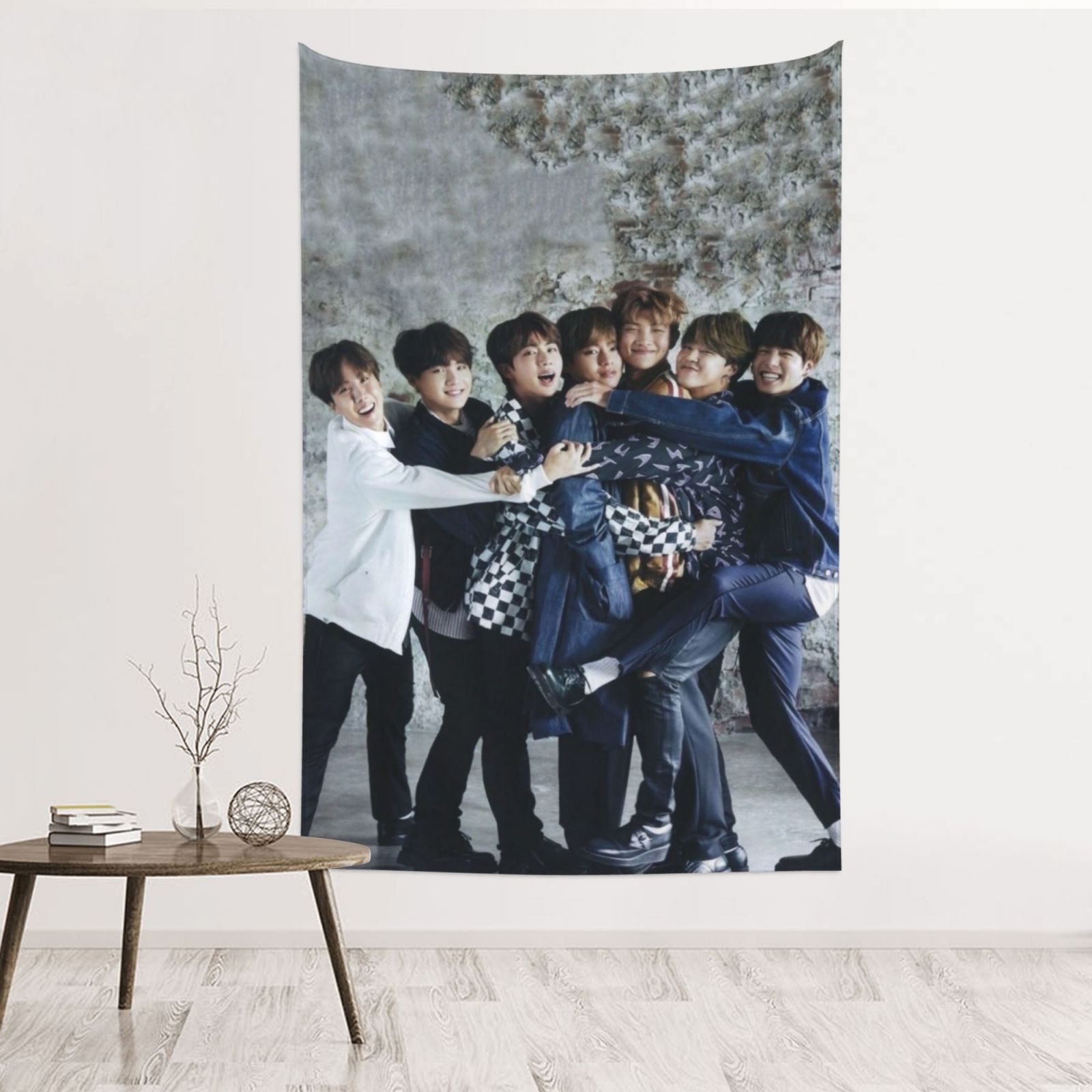BTS Tapestry Wall Decor Korean Band Poster Party Banner BTS Merchandise ...