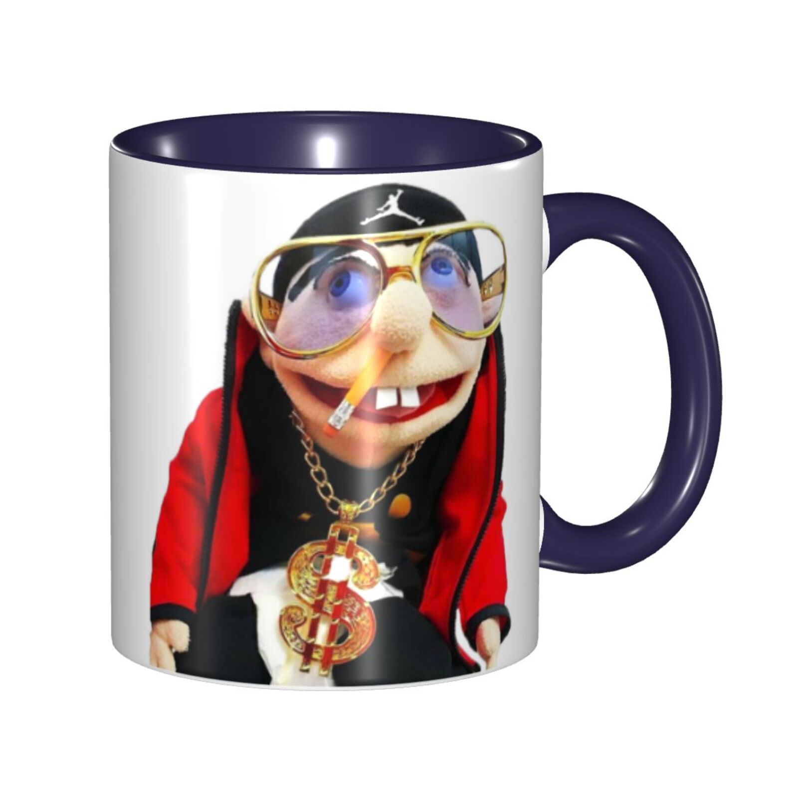 Sml Jeffy Mug Coffee Ceramic Colourful Cup Cartoon Funny Cup with ...