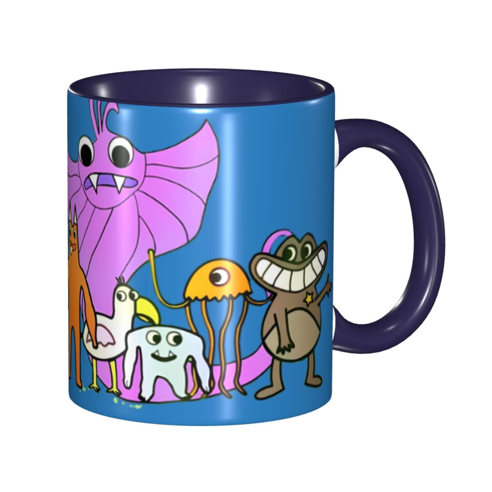 Garten Of Banban Coffee Ceramic Colourful Mug Cup with Handle for Home ...