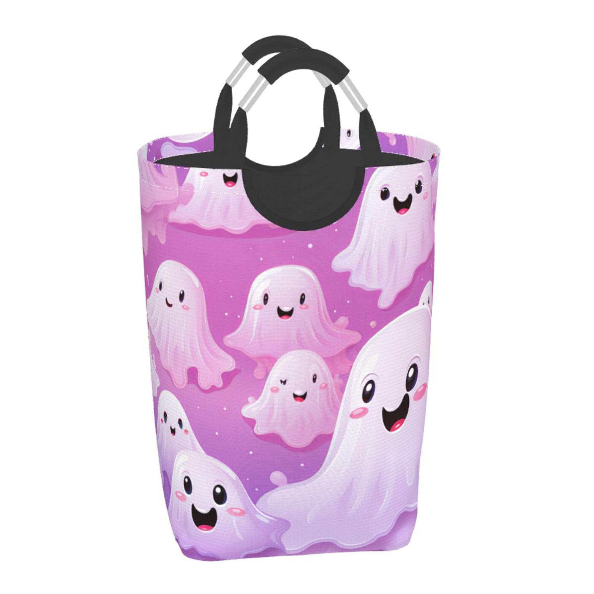 TEQUAN 50L Large Rectangular Laundry Hamper with Aluminum Handles ...