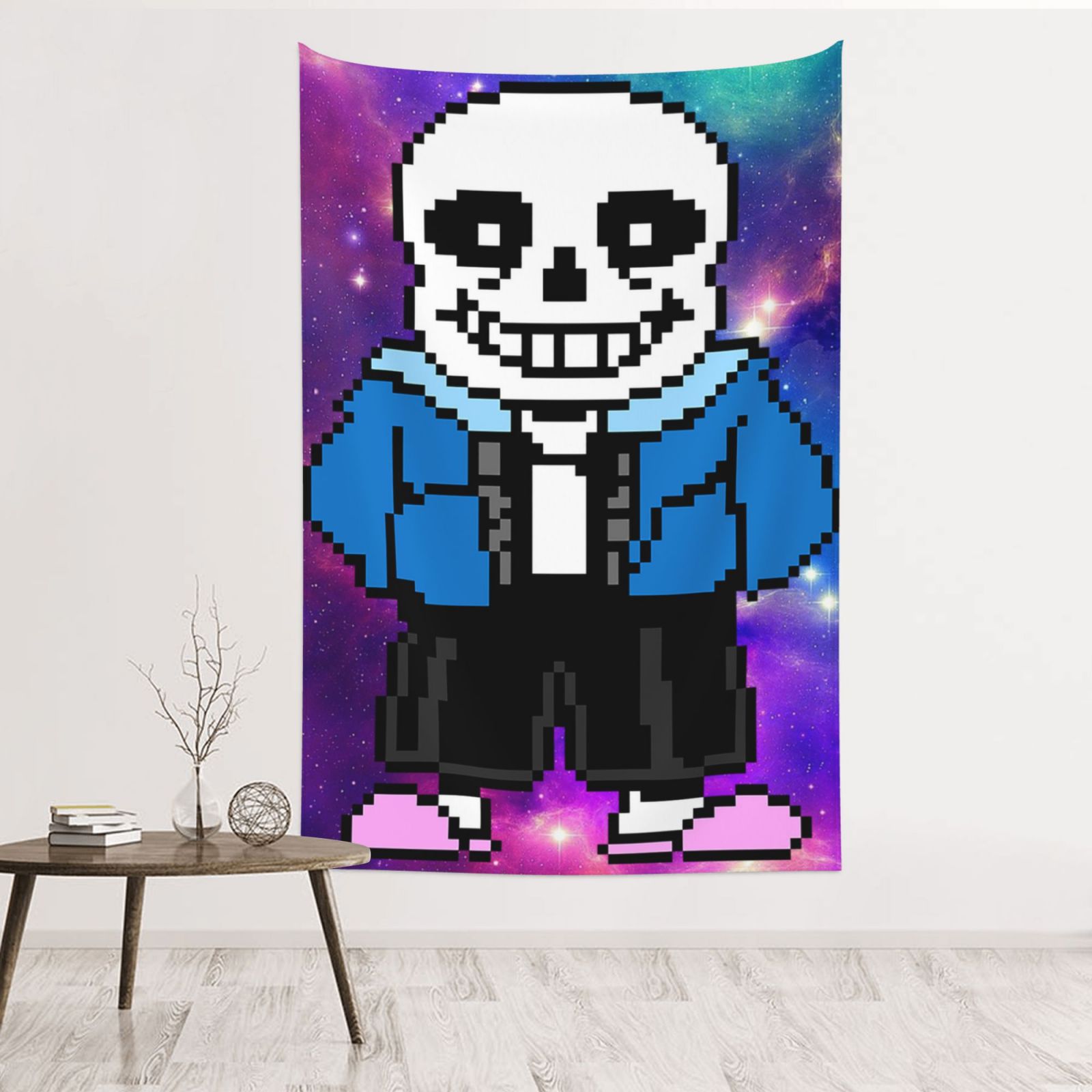 Undertale Sans Tapestry Wall Hanging Window Design for Bedroom College ...