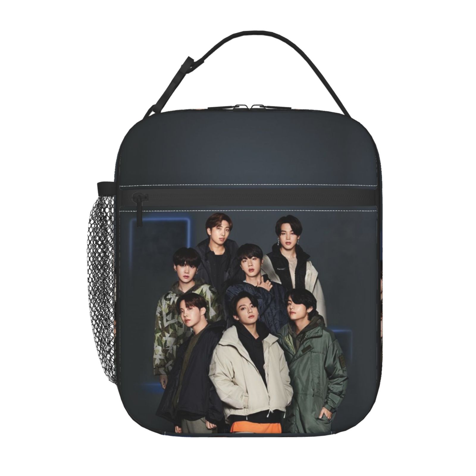 BTS Lunch Bag BTS Merch Portable Lunch Box Bento Box for Work Office ...