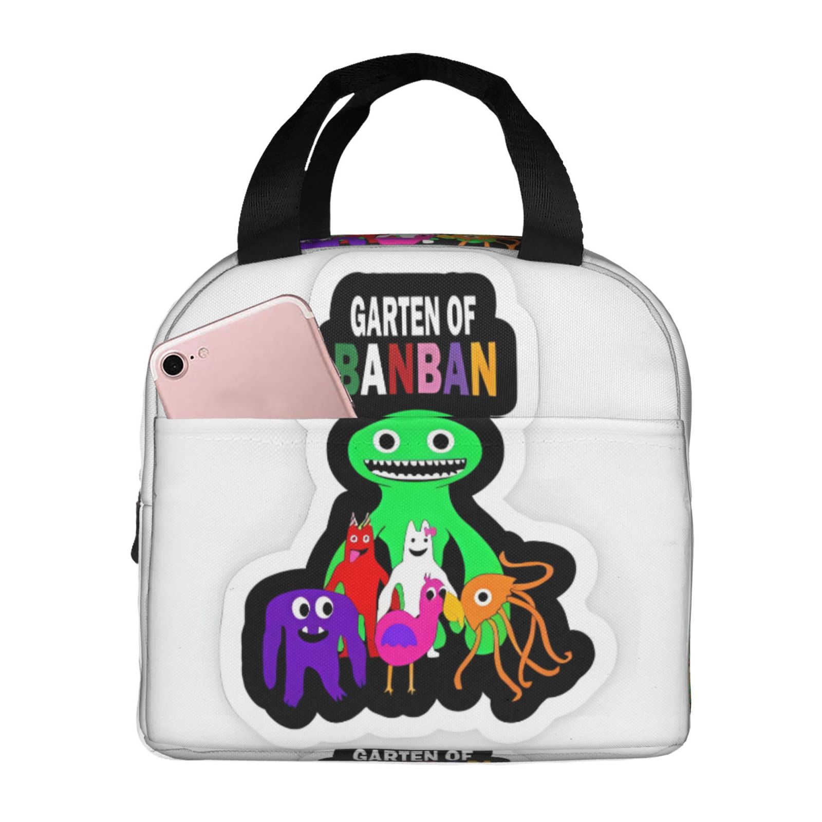 Garten Of Banban Lunch Bag Trendy Cartoon Lunch Box Portable Reusable ...