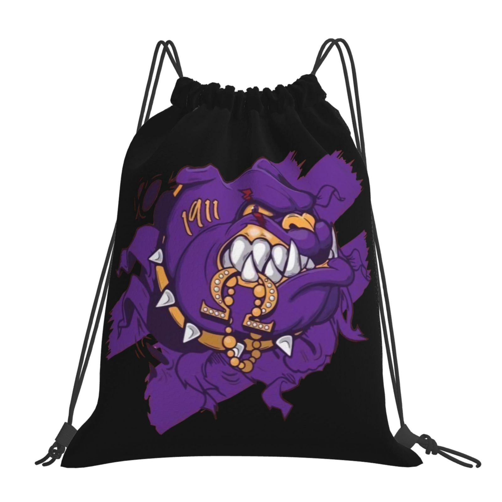 Omega Psi Phi Fraternity Paraphernalia Drawstring Backpack Sports Gym ...