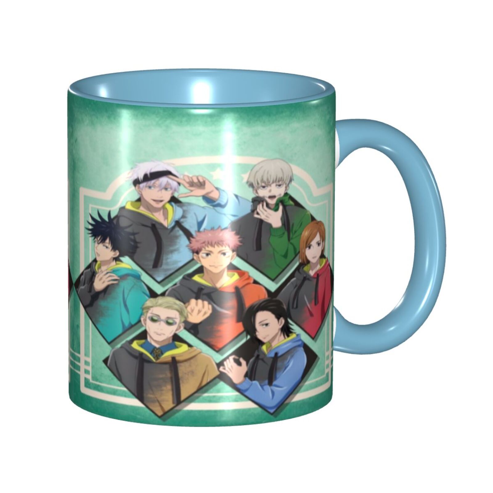 Jujutsu Kaisen Mug Cartoon Coffee Ceramic Anime Cup with Handle for ...