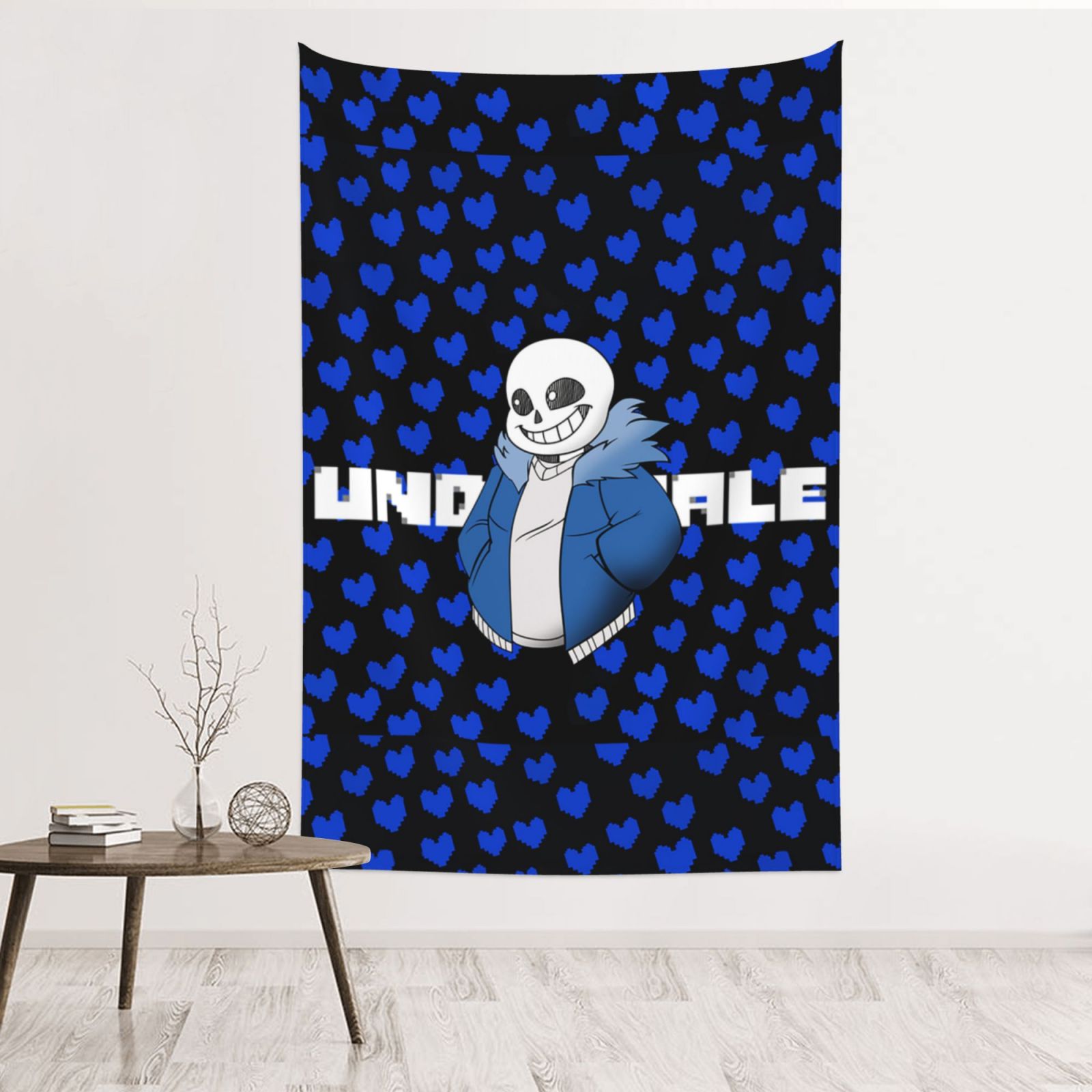 Undertale Sans Tapestry Wall Hanging Window Design for Bedroom College ...