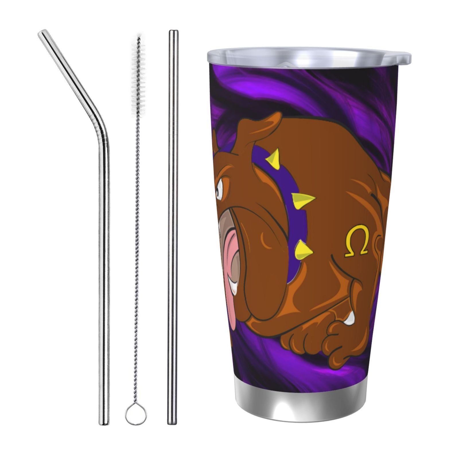 Omega Psi Phi Fraternity Paraphernalia Stainless Steel Tumbler Double ...