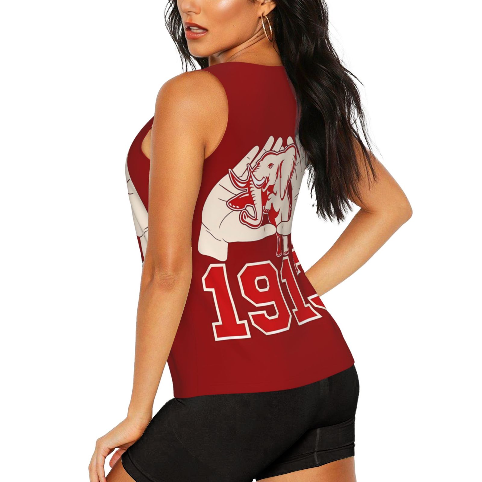 Delta Sigma Theta Workout Tank Top Unisex Funny Double Sided Pattern ...